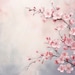 Sakura, Cherry Blossoms Digital Paper, Background Graphics, Watercolor ...