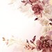 Maroon & Ivory Digital Paper, Floral Background Graphics, Watercolor ...