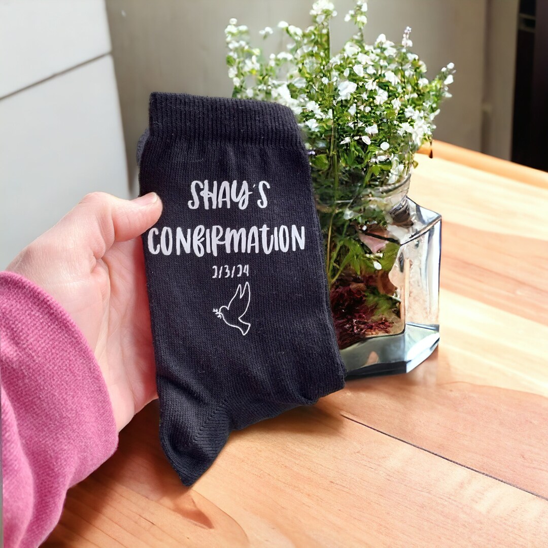 First Holy Communion Socks, Confirmation, Baptism, Naming Day, Cross ...