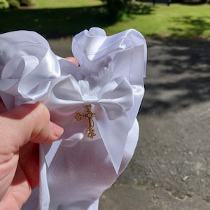 First Holy Communion Ankle Socks, Christening, Baptism, Naming Day, Bow ...