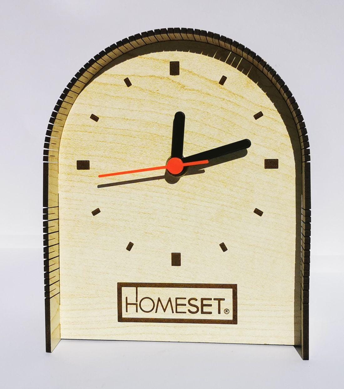 Personalized Company Logo Desk Clock: Corporate Gift, Minimalist Office ...
