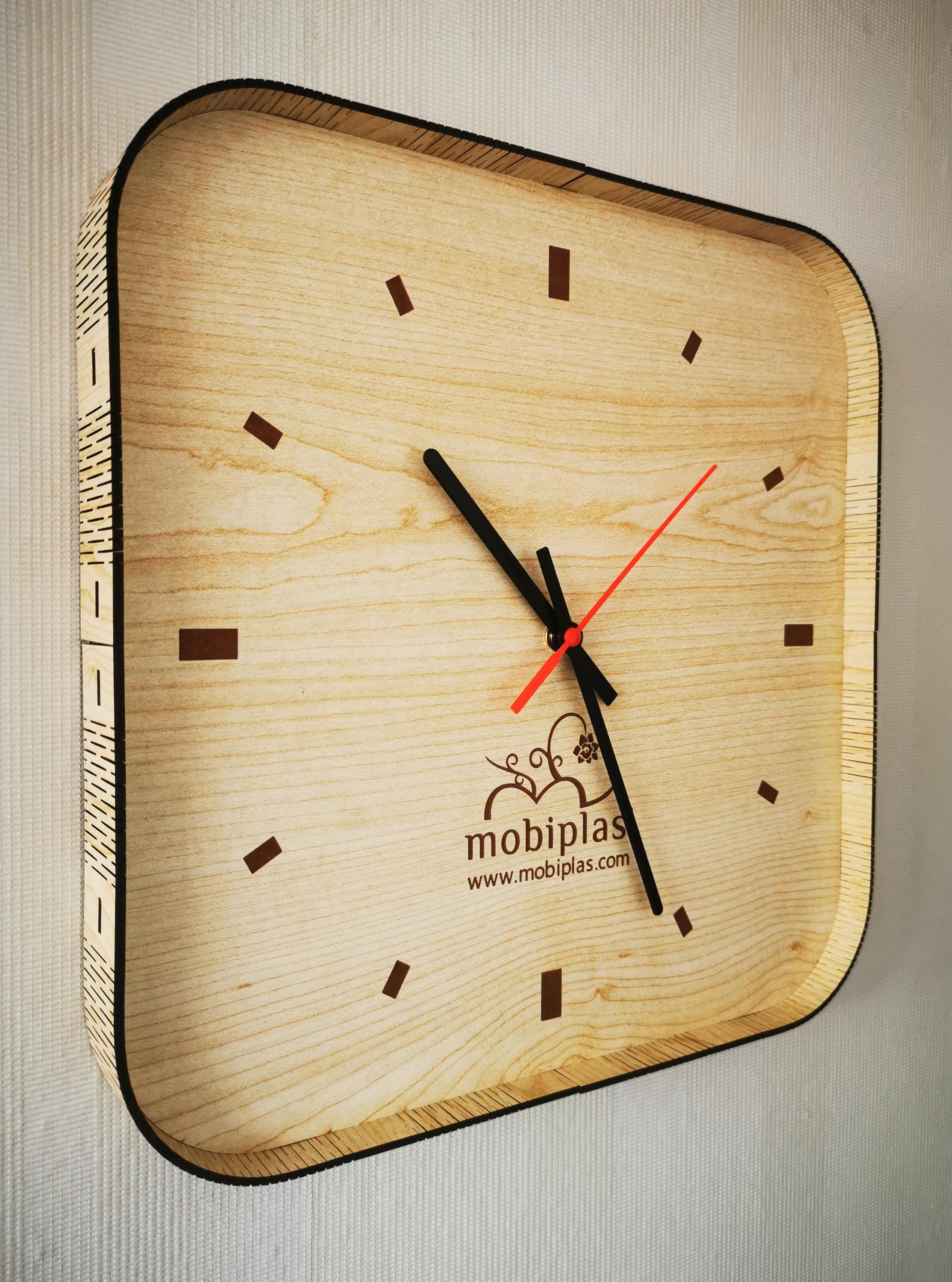 Personalized Wall Clock: Company Logo, Corporate Gift - Etsy