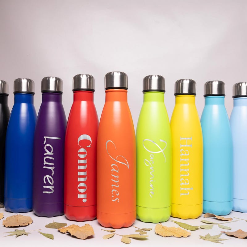 Steel Drink Bottle - Etsy UK