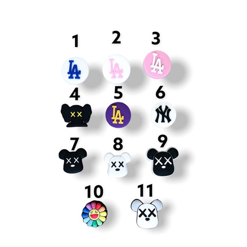 Colorful Alphabet Glow in the Dark Crocs Charms - Etsy