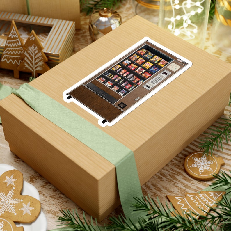 Retro Snack Vending Machine - Sticker! - Etsy