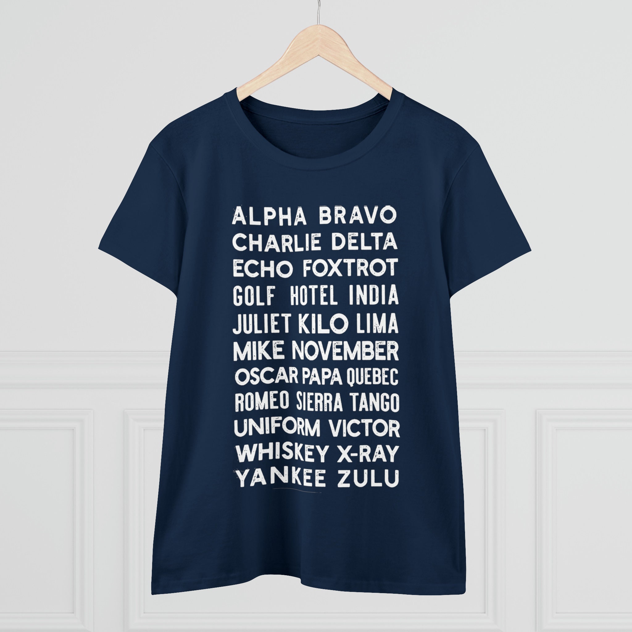 NATO Phonetic Alphabet - Women's Cotton Tee - Etsy