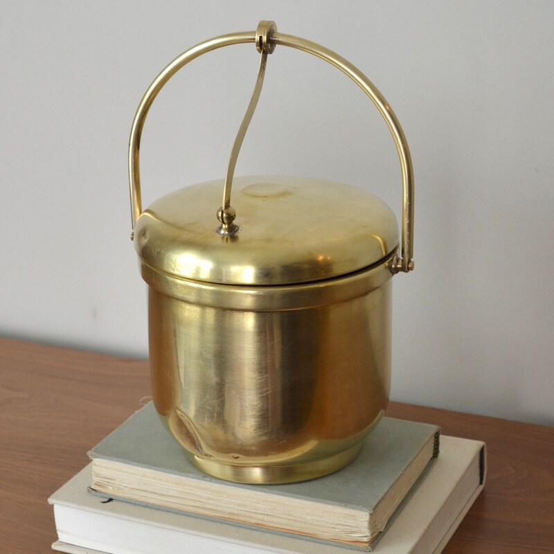 Antique Brass Bucket - Etsy