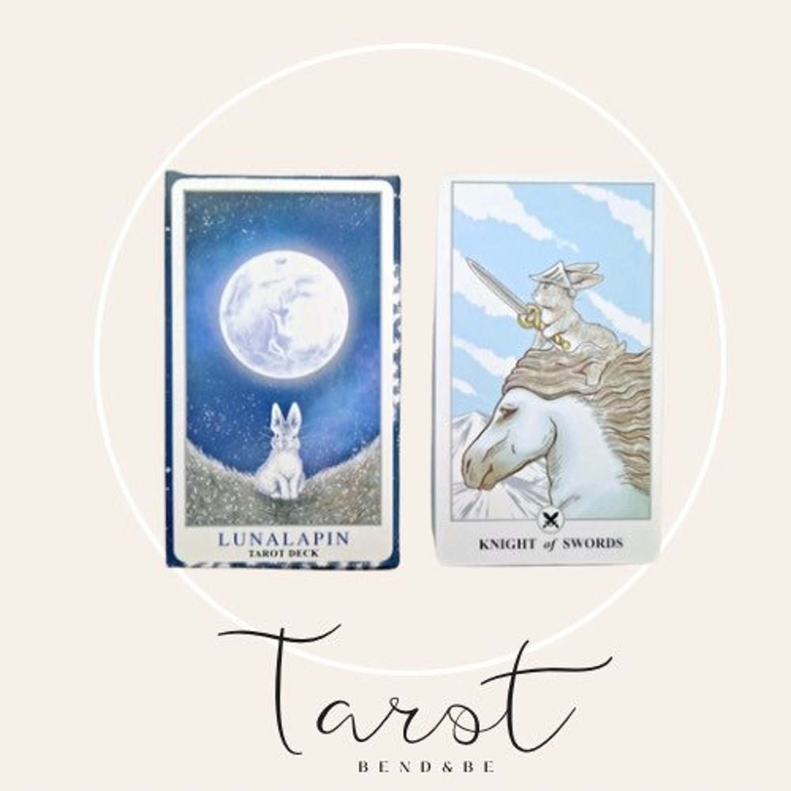 Lunalapin Tarot 78 Rabbit Tarot Deck Tarot Cards Tarot Card - Etsy