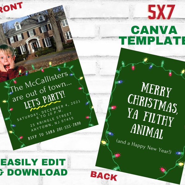 Home Alone Movie Night - Etsy