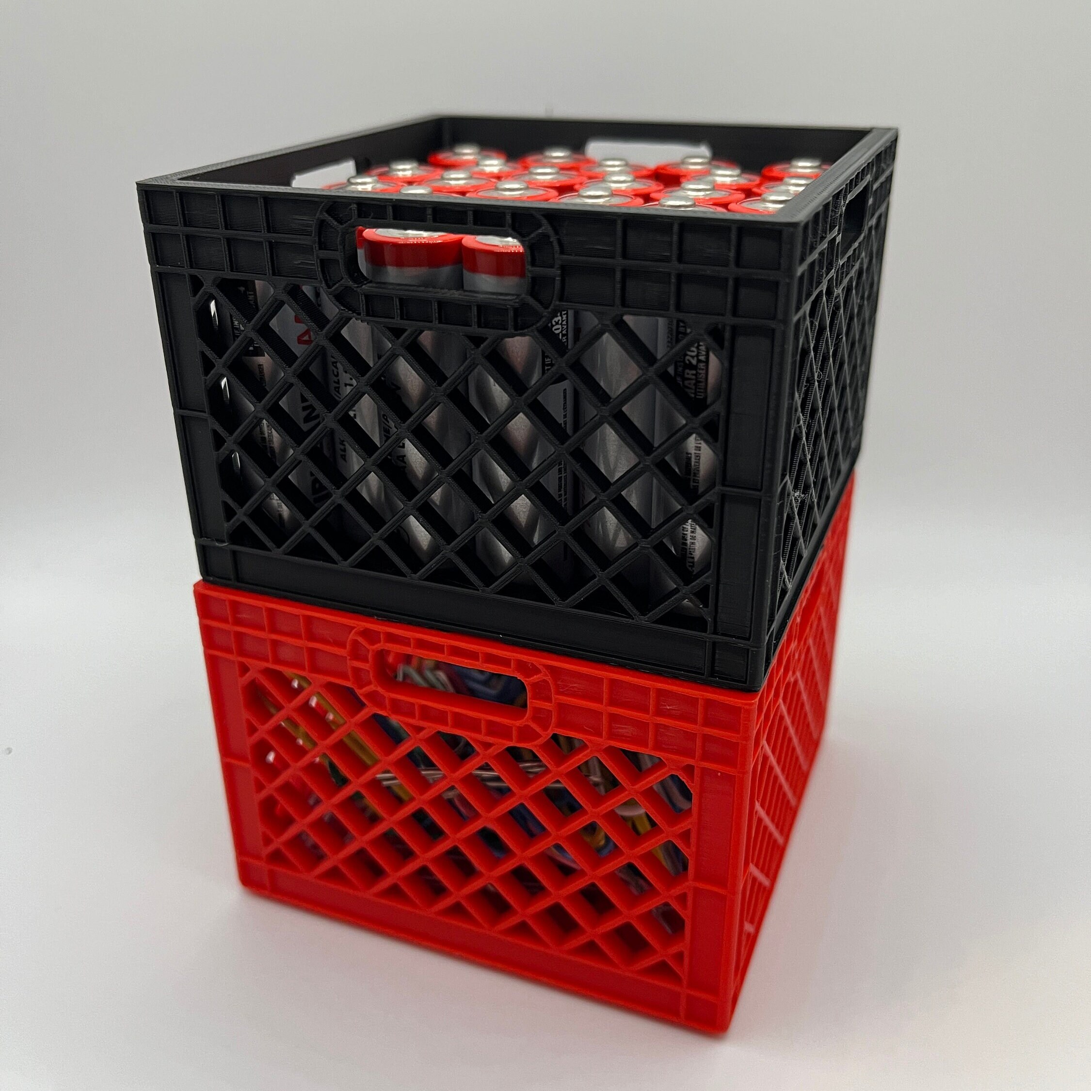 3D Printed Stackable Milk Crate Organizer Home Decor, Organization ...