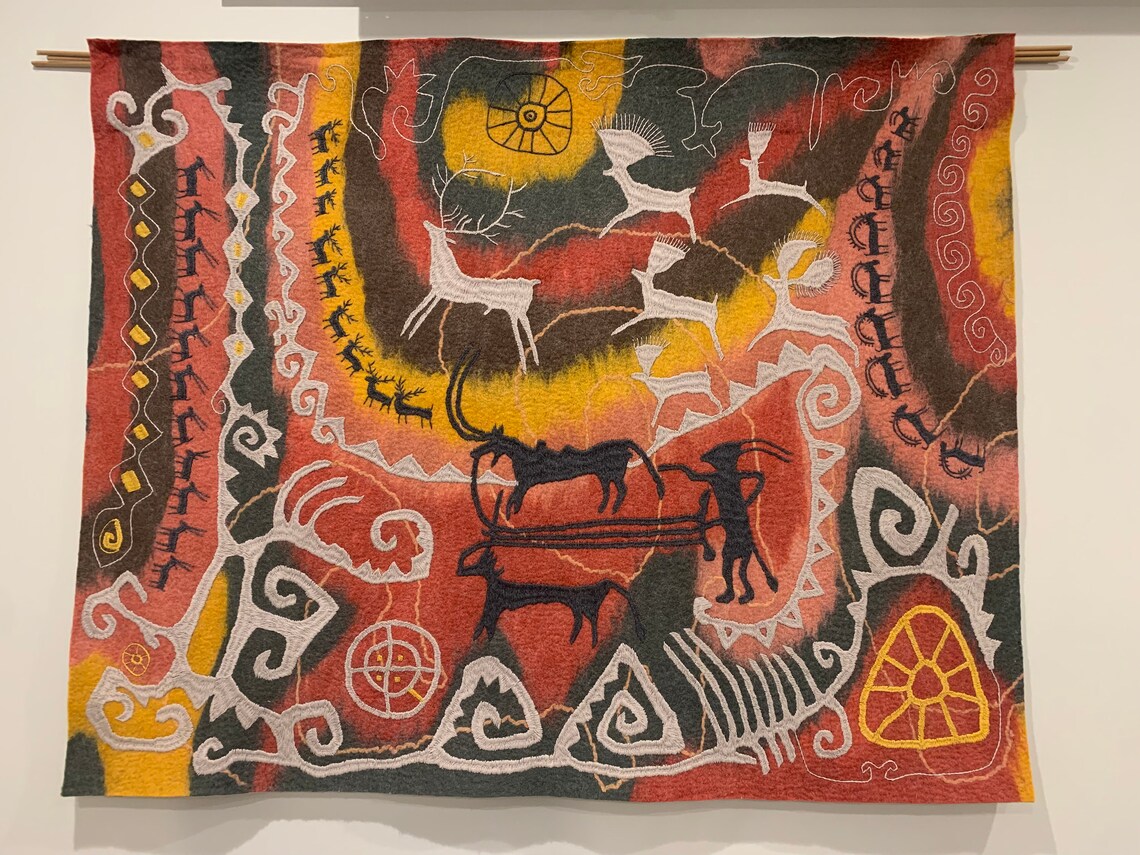 Handmade Felt Panel Wall Decor - Etsy