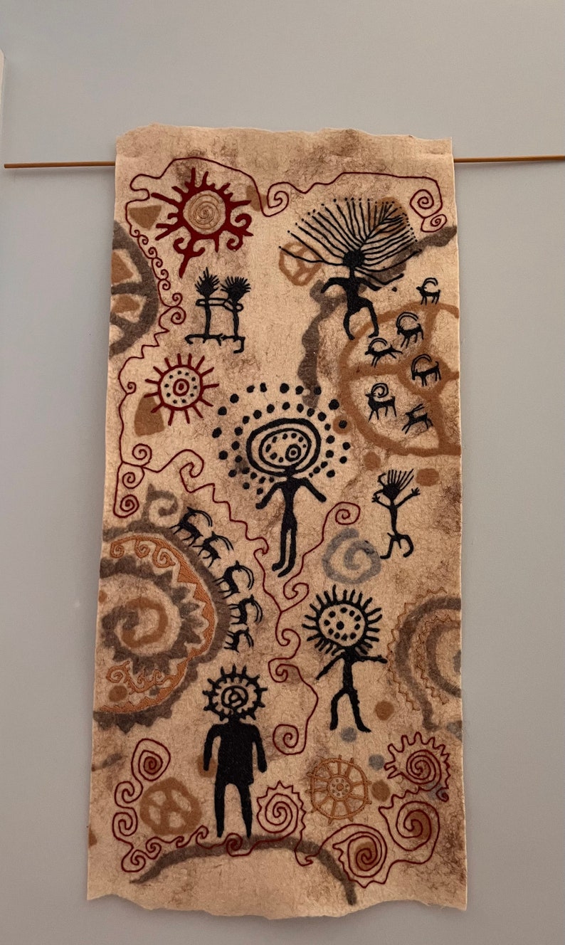 Handmade Felt Panel Wall Decor - Etsy