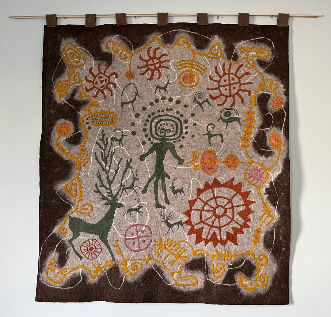 Handmade Felt Panel Wall Decor - Etsy