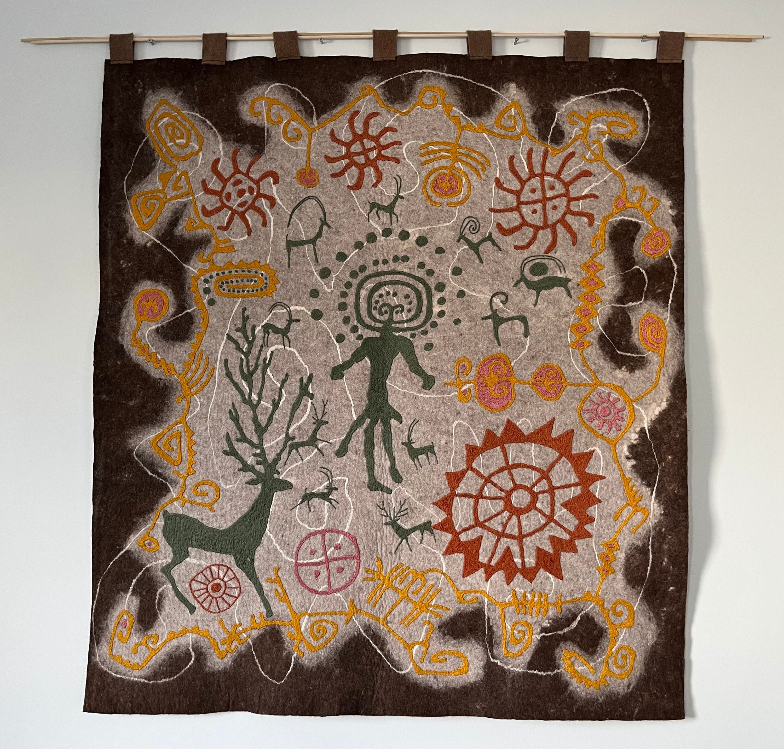 Handmade Felt Panel Wall Decor - Etsy