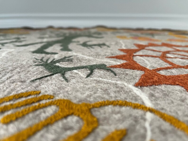 Handmade Felt Panel Wall Decor - Etsy