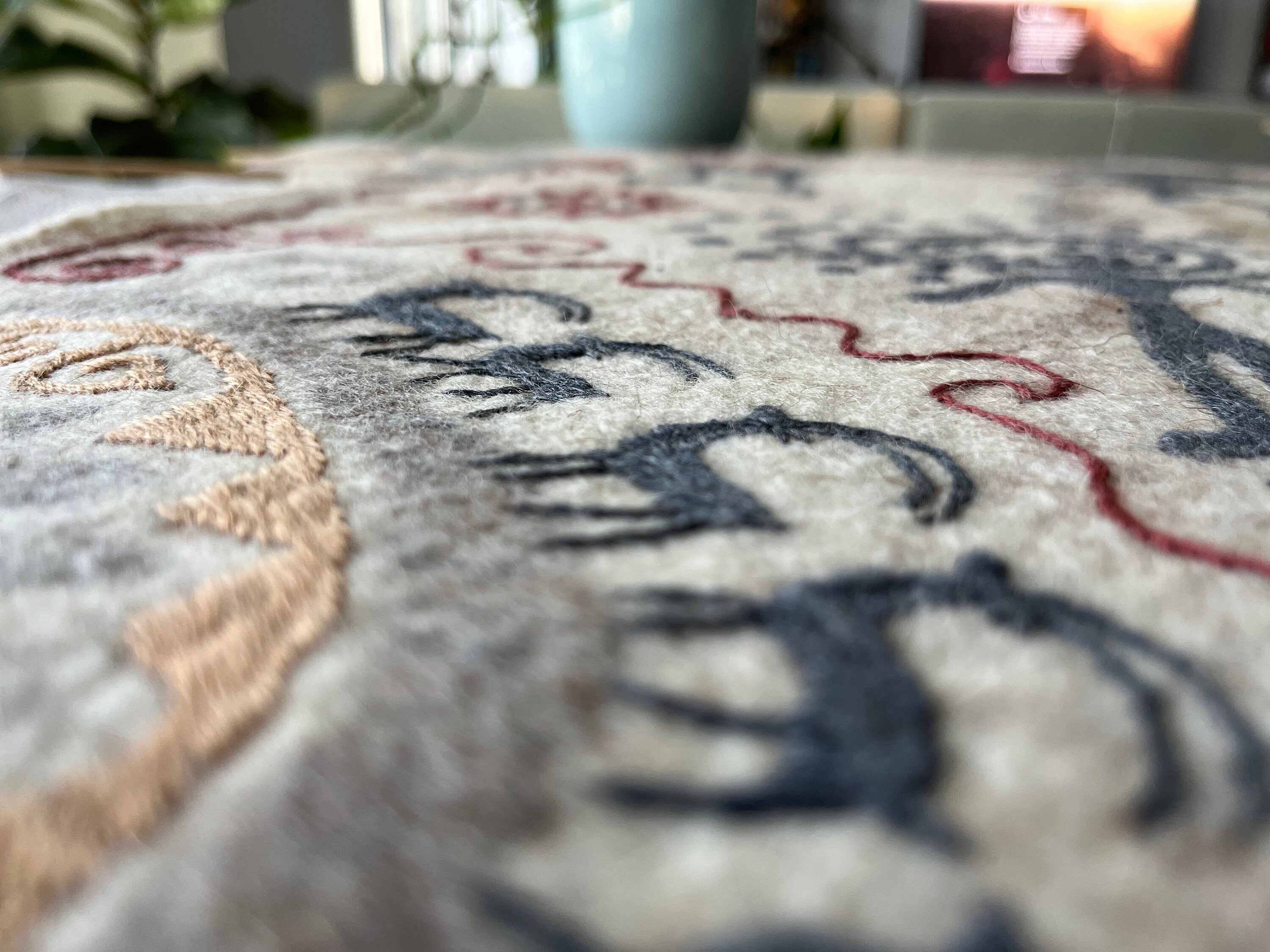 Handmade Felt Panel Wall Decor - Etsy