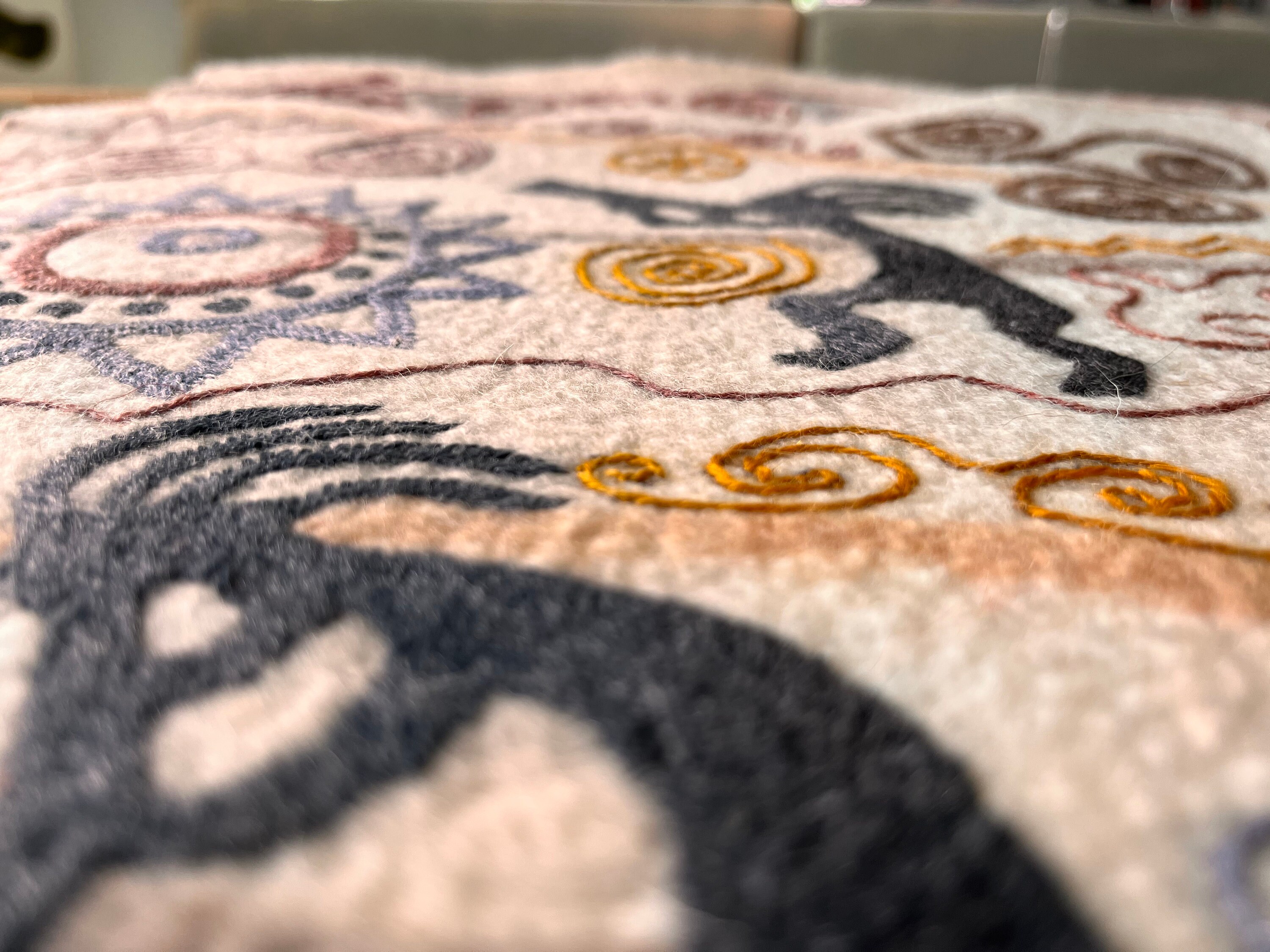 Handmade Felt Panel Wall Decor - Etsy