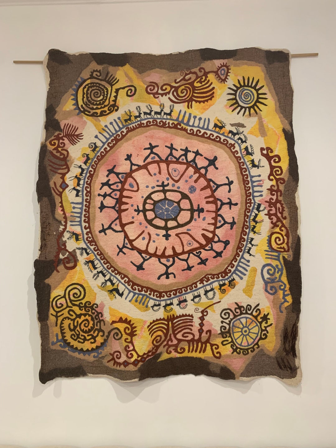 Handmade Felt Panel Wall Decor - Etsy