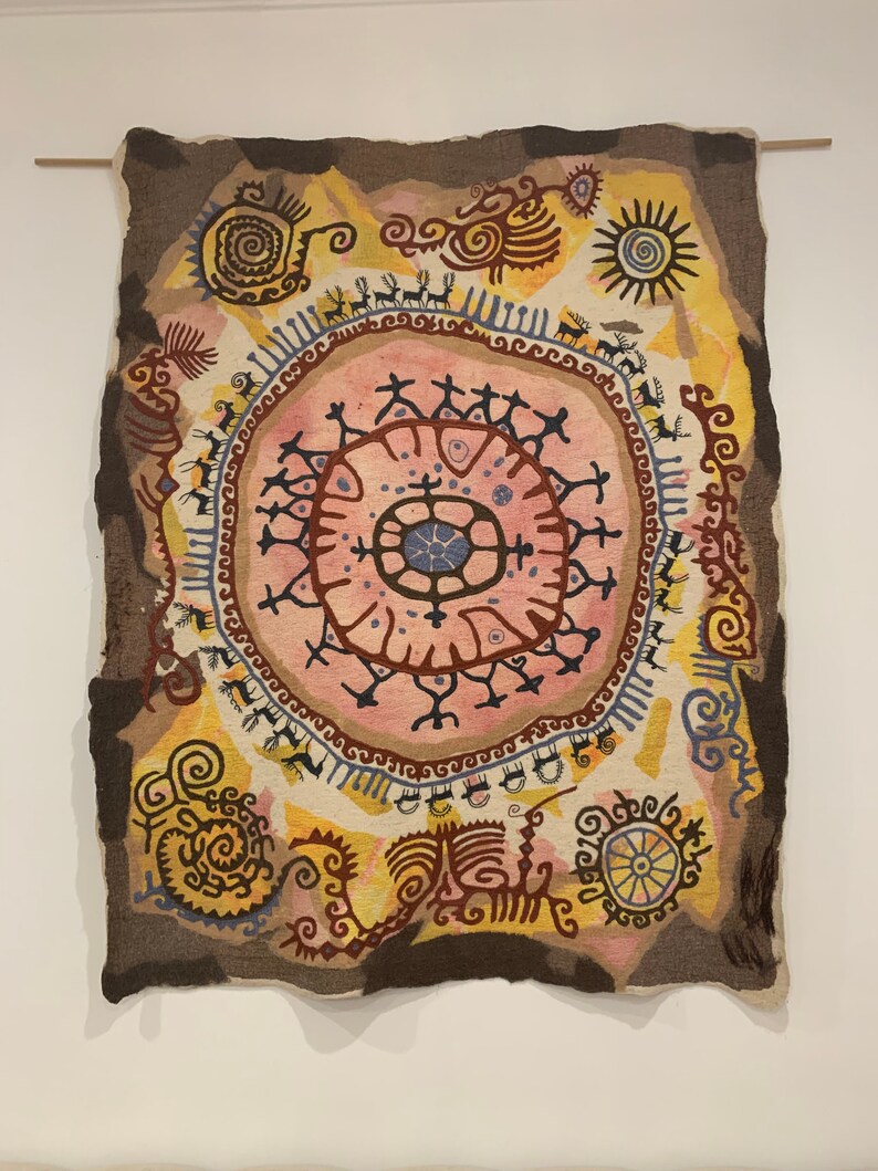 Handmade Felt Panel Wall Decor - Etsy