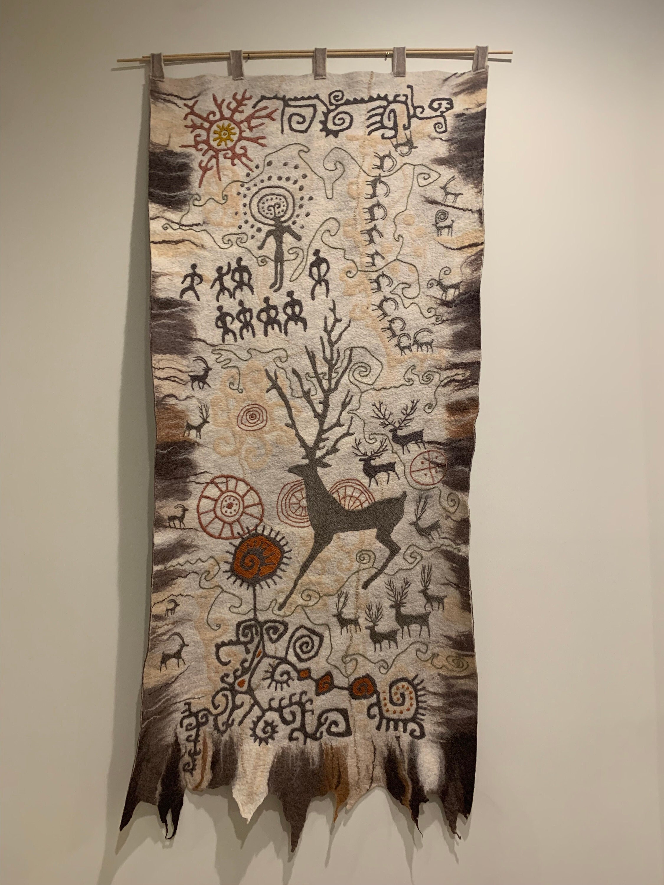 Handmade Felt Panel Wall Decor - Etsy