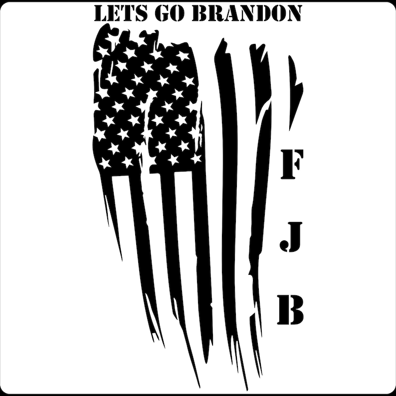 FJB USA Flag Digital Download .svg .pdf .png F Joe Biden Lets Go ...