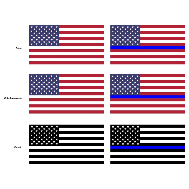 USA Flag Printable Vector Files 100% Scalable United States of American ...