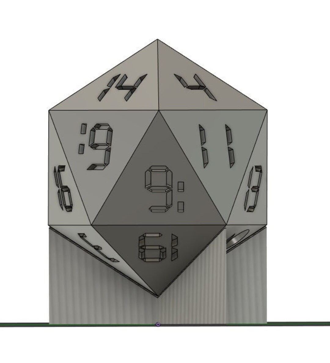 Sharp Edge Dice Set | Ready to Print Pre-supported Master Dice .stl ...