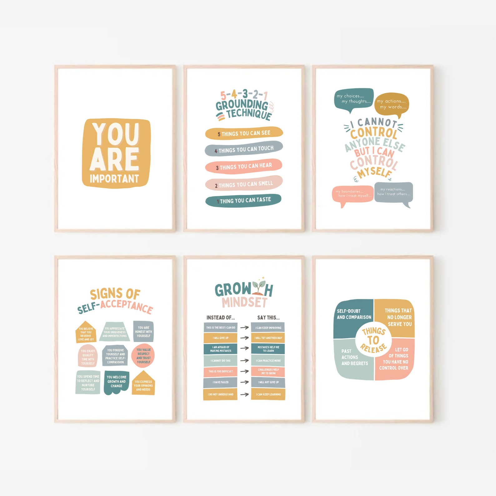 20 Therapist Office Decor Social Worker Posters Therapy Art Counselor ...