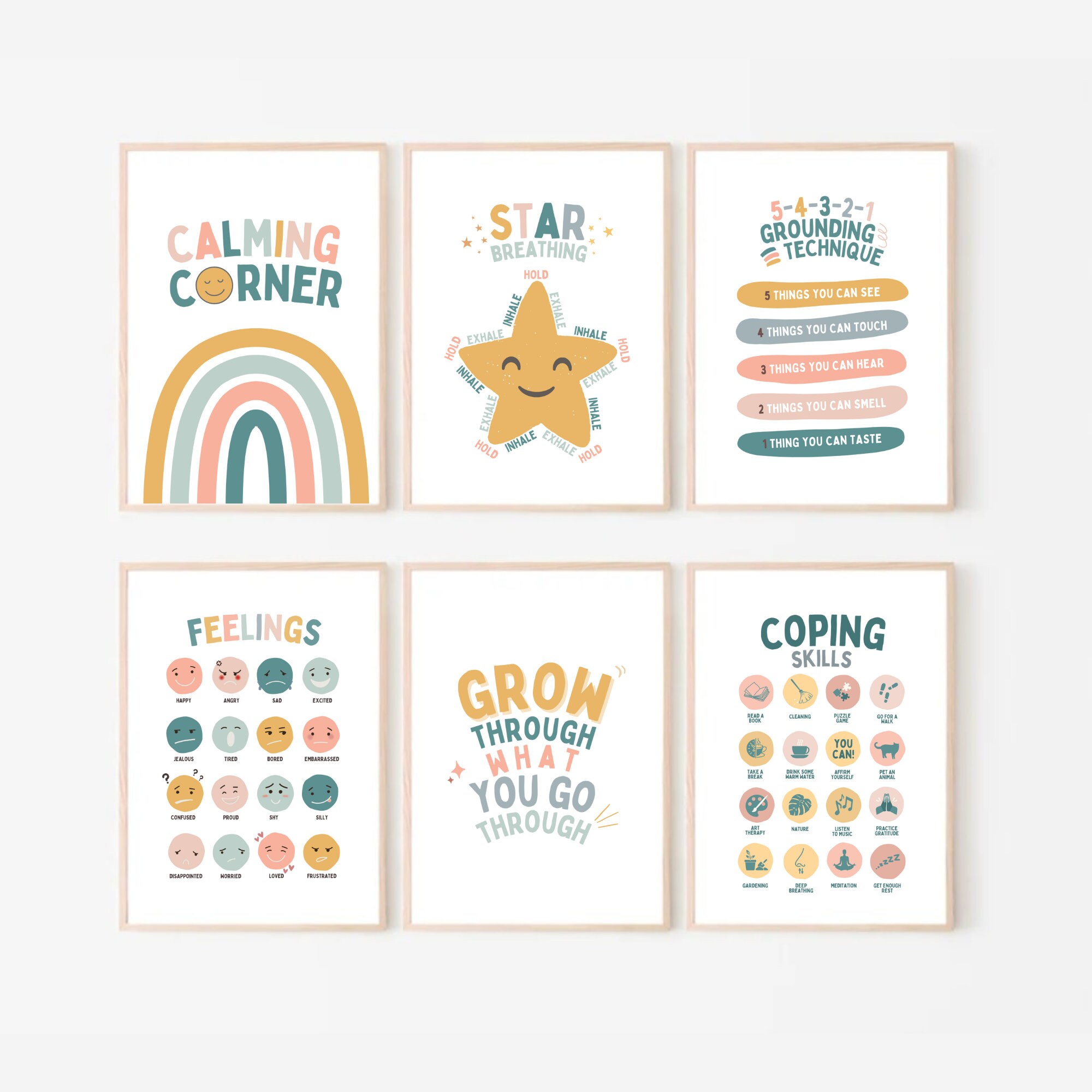 22 Calming Corner Strategies Poster Calm Down Posters Printable Coping ...