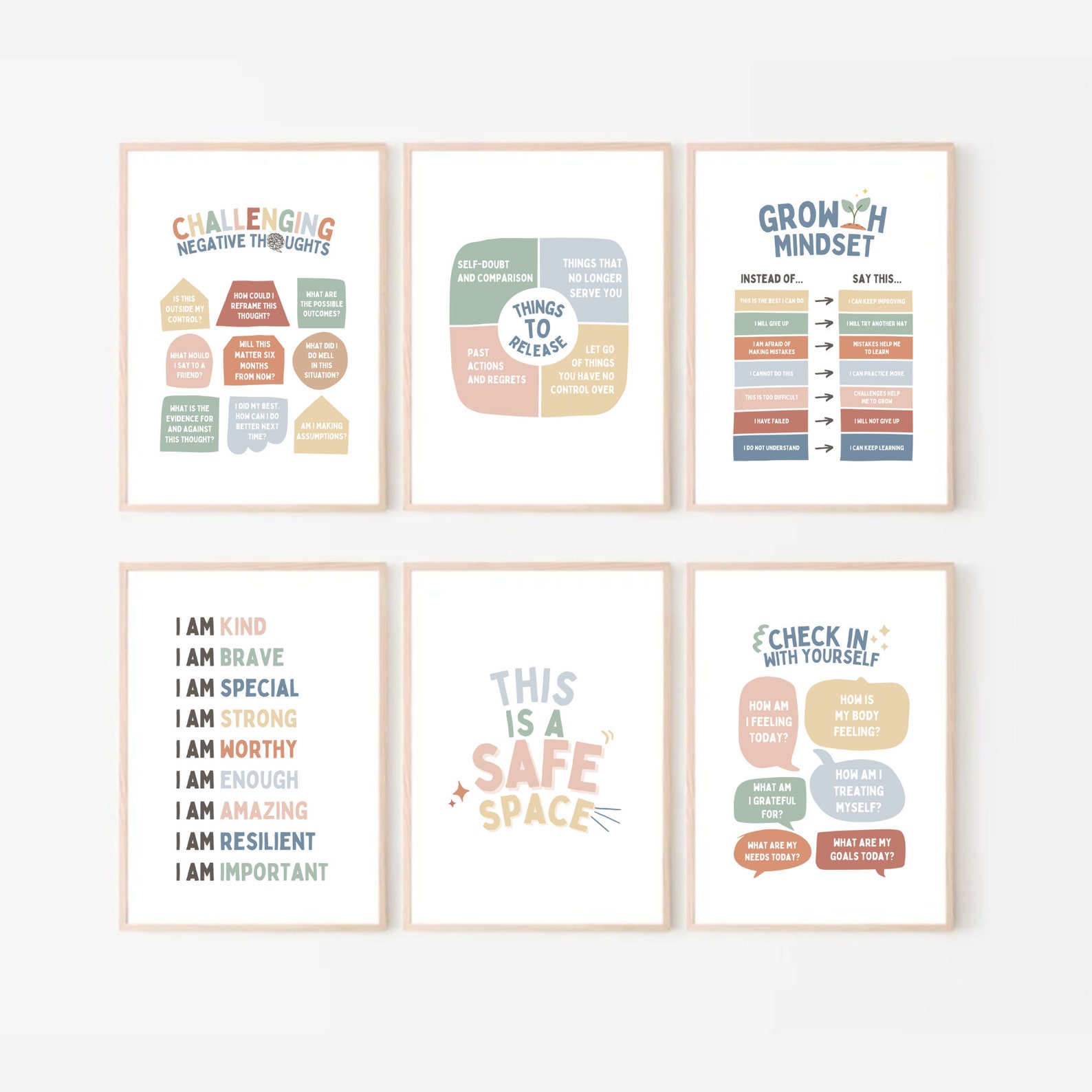 20 Social Worker Office Decor Poster School Psychologist Wall Art Work ...