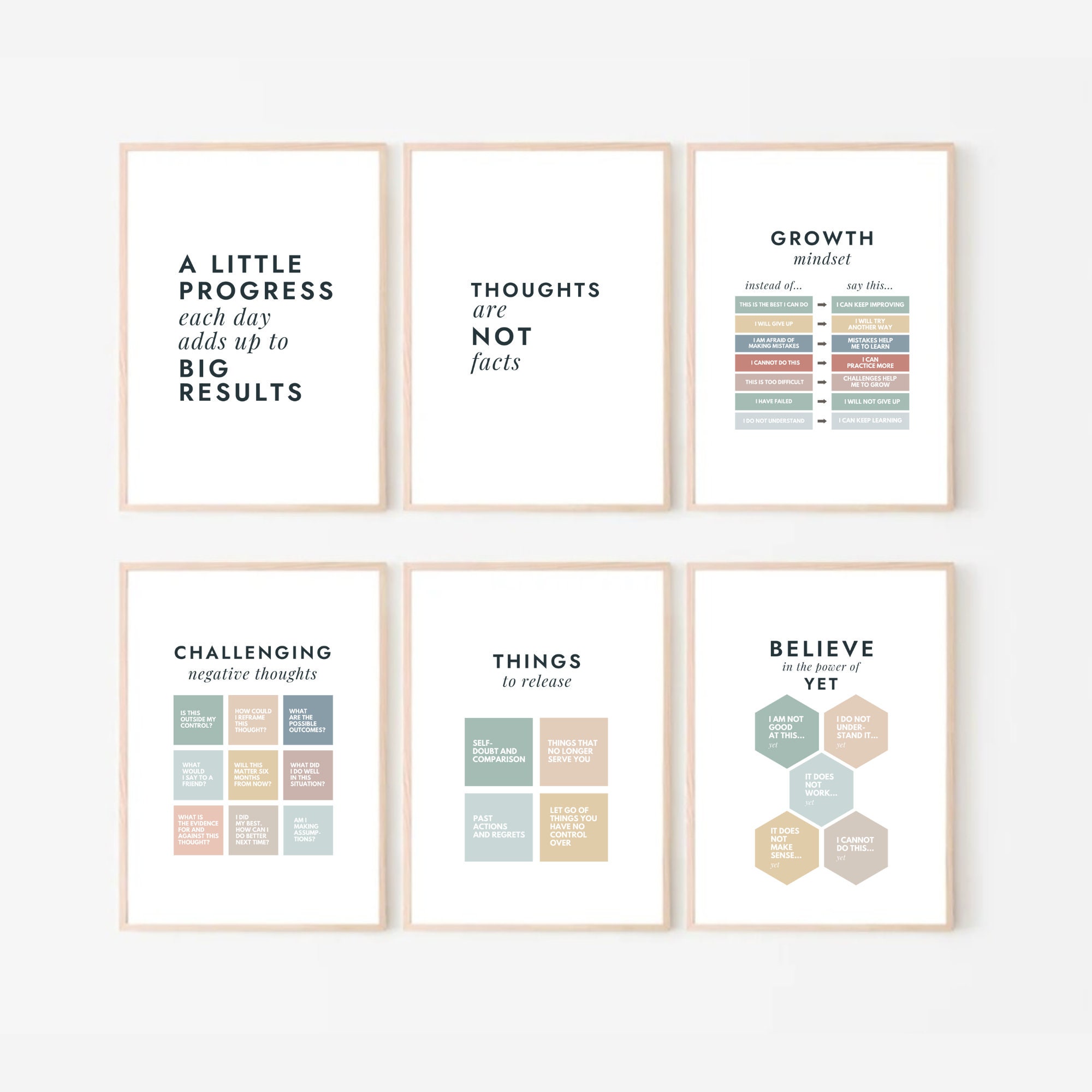 18 School Counseling Signs Posters Psychologist Office Decor Counselor ...