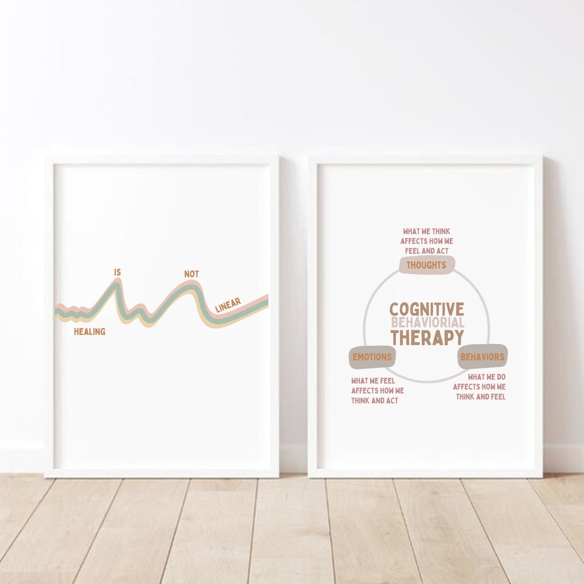 20 Boho Therapist Office Decor Social Worker Posters Therapy Art ...