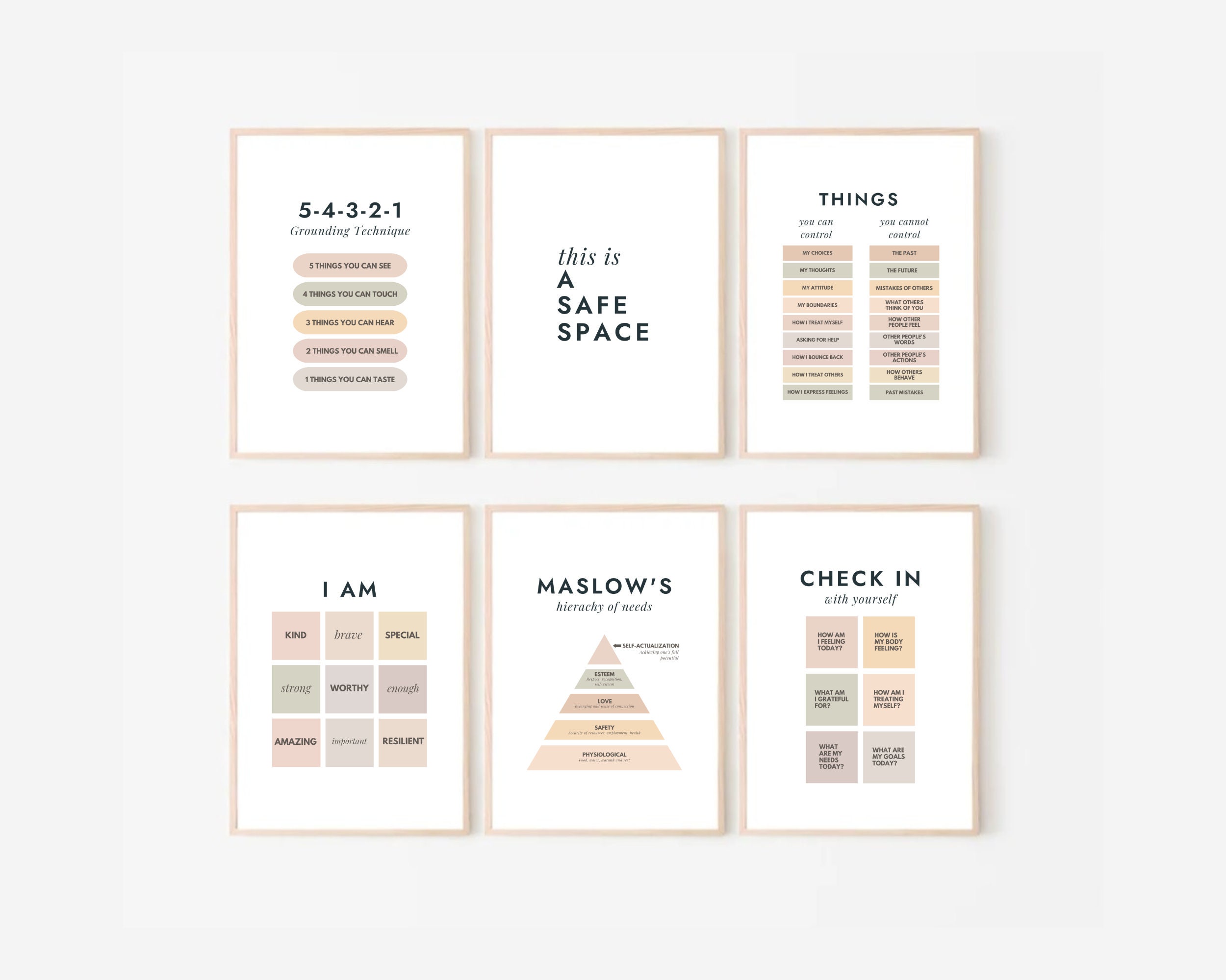 18 School Counseling Signs Posters Psychologist Office Decor Counselor ...