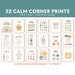 22 Calming Corner Strategies Poster Calm Down Posters Printable Coping ...