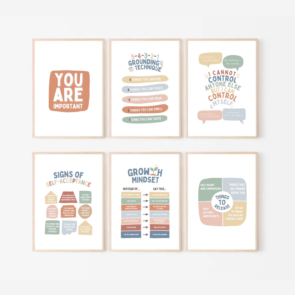 20 Therapist Office Decor Social Worker Posters Therapy Wall Art ...