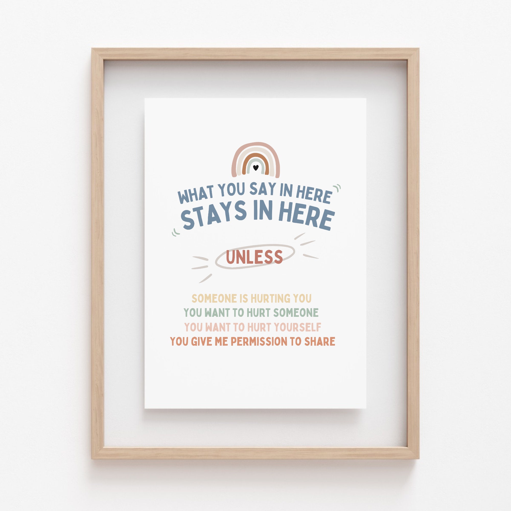 Confidentiality Counseling Office Decor Sign Social Work School ...