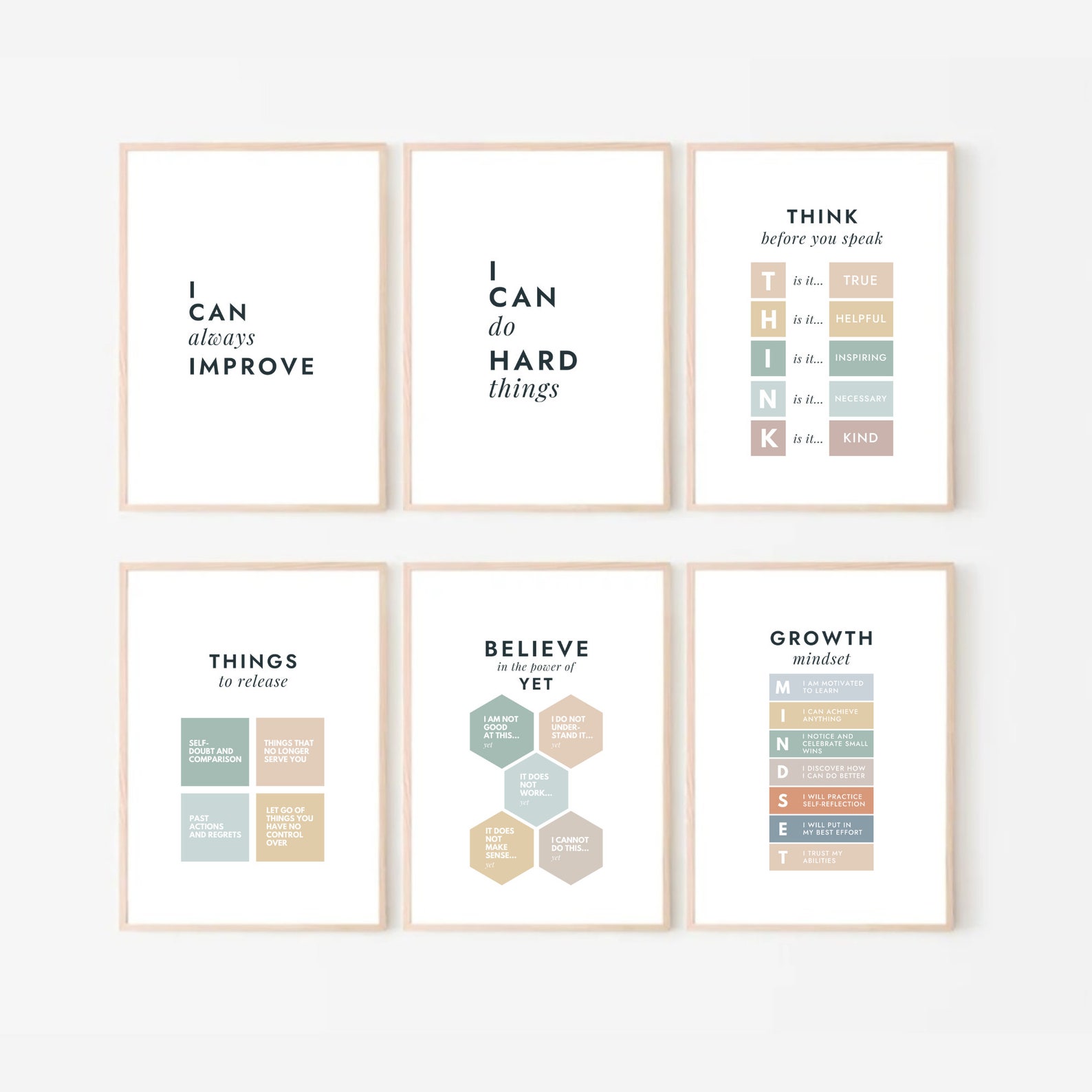 30 Calming Corner Wall Art Poster Calm Down Strategies Sign - Etsy