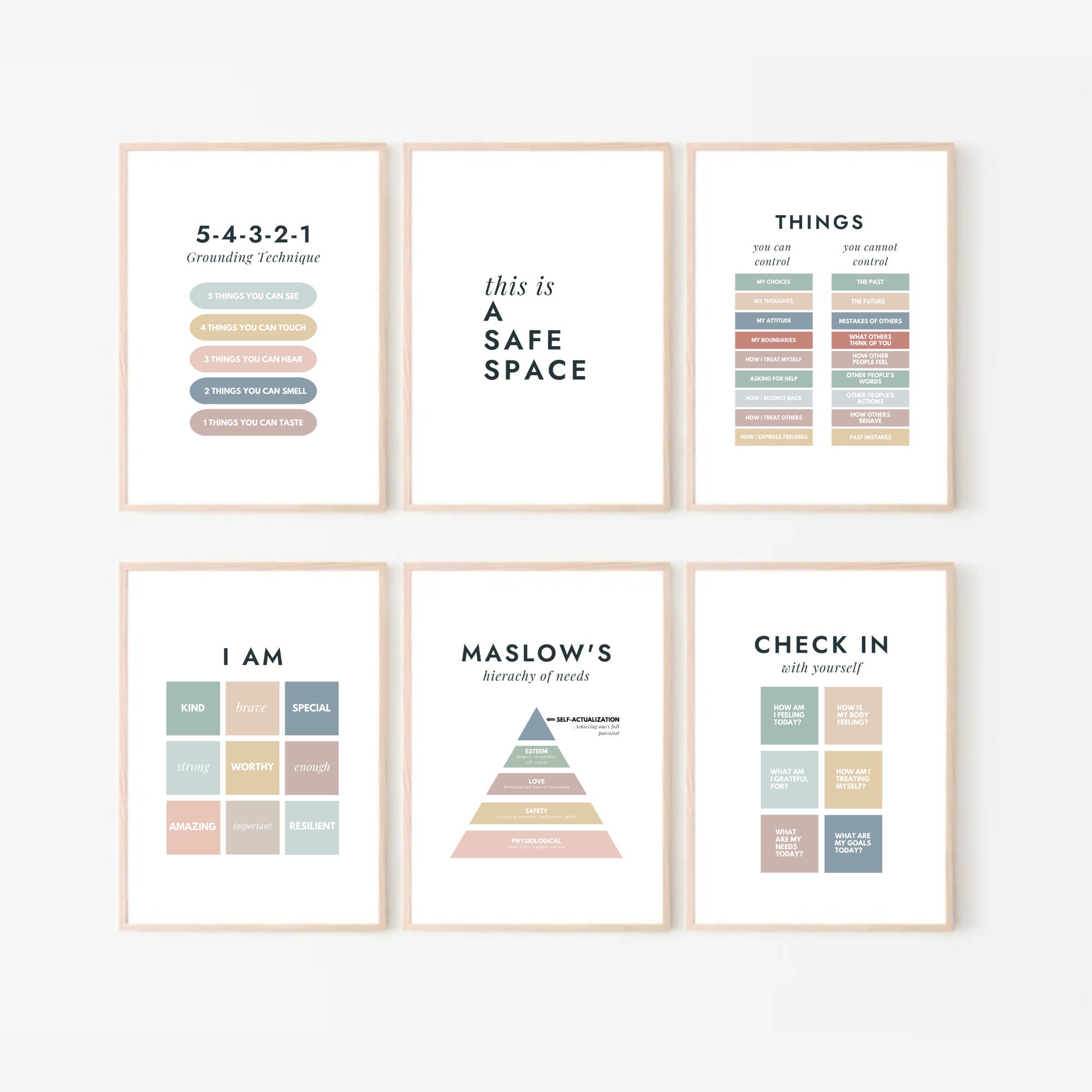 18 School Counseling Signs Posters Psychologist Office Decor Counselor ...