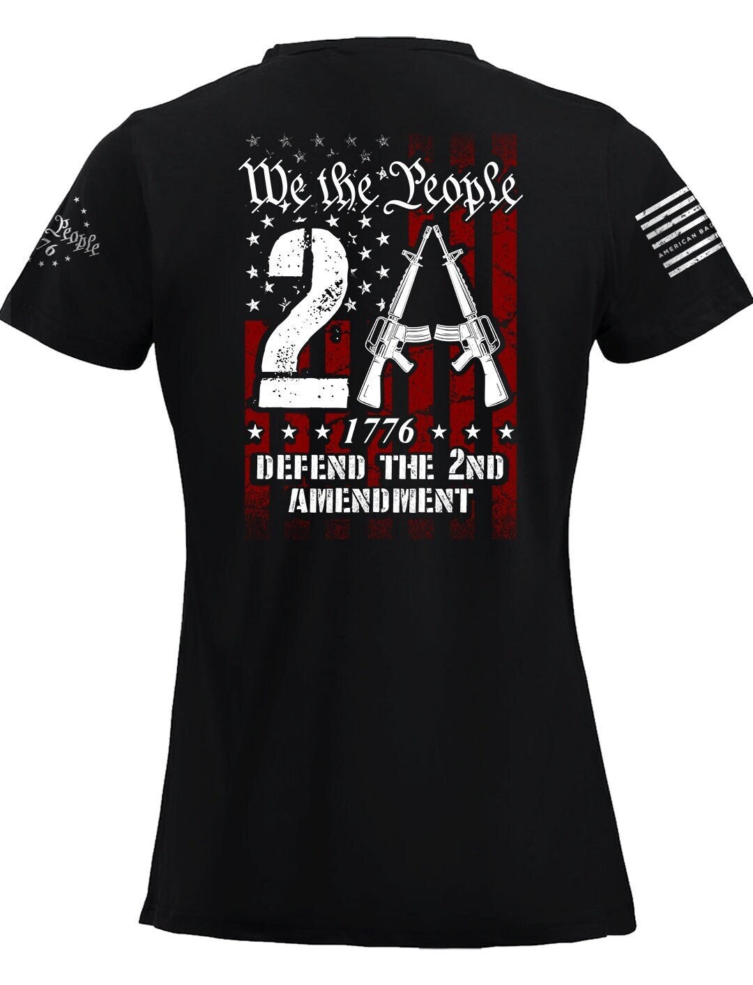 We the People 2nd Amendment Patriotic American Flag T-shirt We the ...