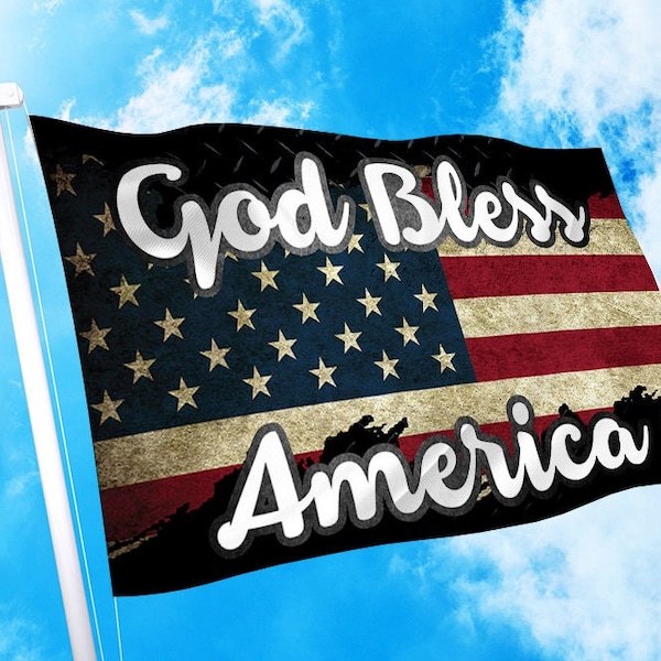God Bless America Banner - Etsy