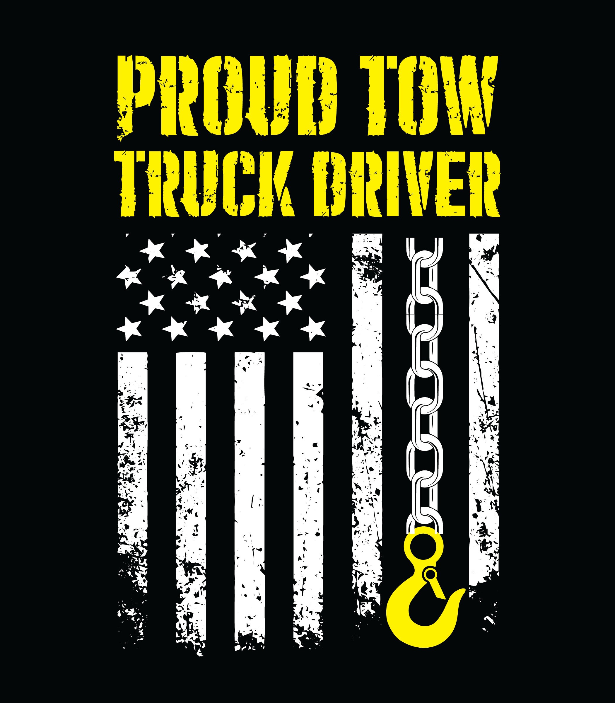 Proud Tow Truck Driver American Flag Hoodie Tow Truck - Etsy
