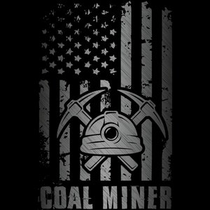 Coal Miner Flag Original American Bad Ass Crewneck T-shirt | Coal Miner ...