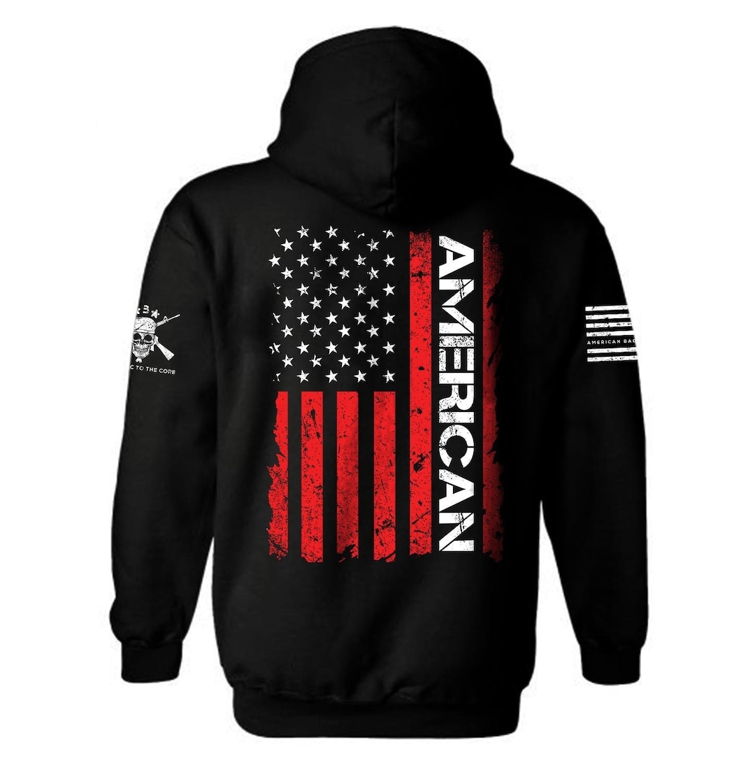 American Flag Hoodie | American | USA Flag Hoodie | Patriotic American ...