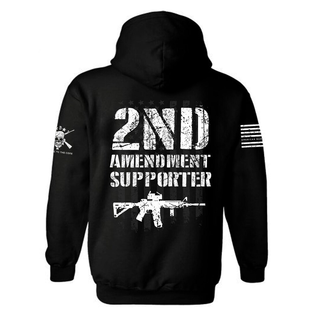 2nd Amendment Supporter American Flag Hoodie | 2nd Amendment | Protect ...