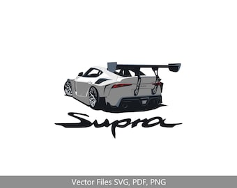 Toyota Supra Svg - Etsy UK