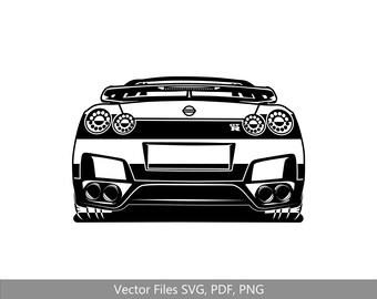 Nissan Gt R R35 Svg - Etsy Israel