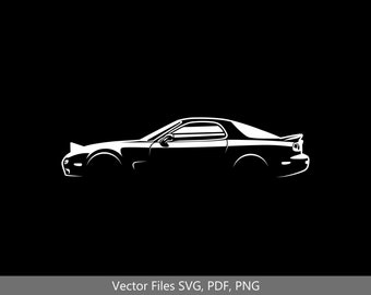 Mazda Rx7 Vinyl Svg - Etsy Singapore
