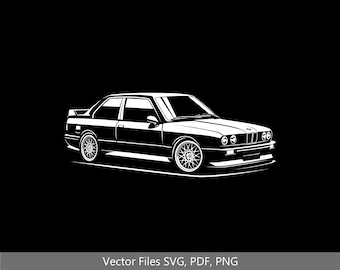 Bmw M3 E30 Svg Image - Etsy