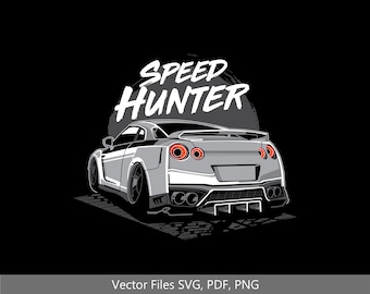 Nissan R35 Vector Svg - Etsy