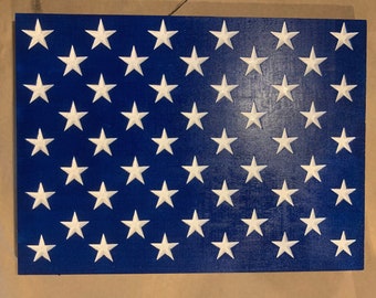 Wooden Flag Union - Etsy